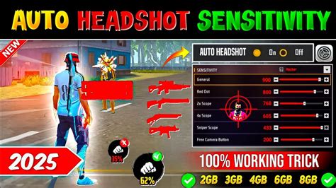 All Gun Headshot Sensitivity Setting After New OB49 Update | Free Fire ...