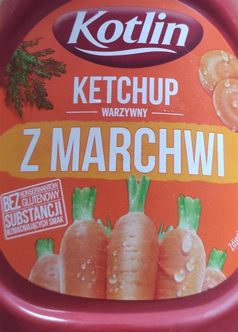 Ketchup Warzywny Marchwiowy Kotlin Kalorie Kj I Wartości Odżywcze