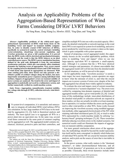 Pdf Analysis On Applicability Problems Of The Aggregation Based