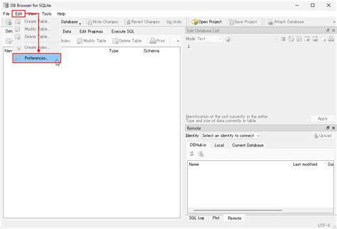 Db Browser Db Browser For Sqliteを日本語で利用する