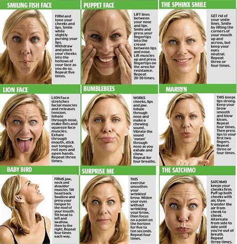 Yoga Exercise For The Face At Tawnya Taylor Blog