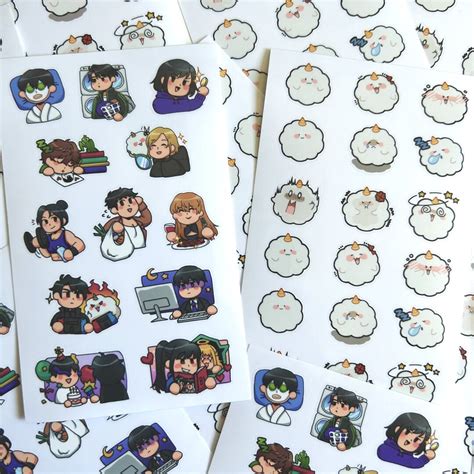 Orv Clear Sticker Sheet 8x13cm For Journals Planners Decoration Omniscient Readers