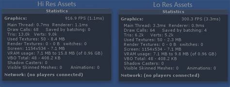 Draw Callsstatistics Advice For Asset Pack Unity Engine Unity Discussions