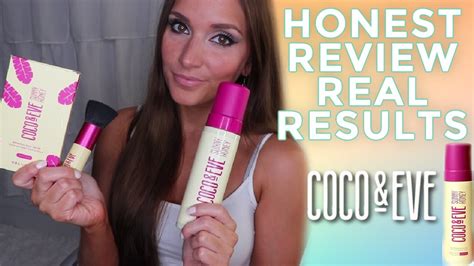 Coco And Eve Tanning Foam Before And After Results Coco And Eve Sunny