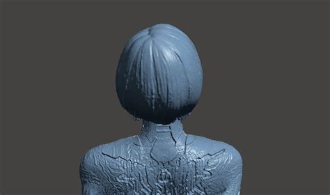 Cortana Halo 4 Ultra High Detailed Surface Game Accurate Stl 3d Model