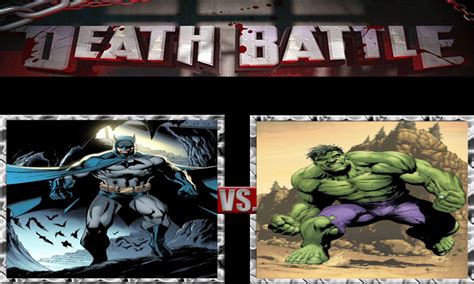 Batman Vs Hulk By Scarecrowsmainfan On Deviantart
