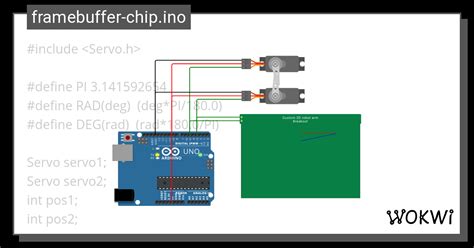 Custom Chip 2d Robot Arm Wokwi Esp32 Stm32 Arduino Simulator