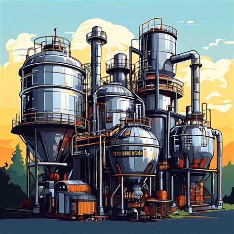 Large Scale Brewing Fermentation System Generative Ai Premium Ai Generated Image