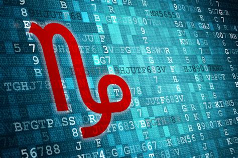 레드 블루 디지털 배경에 염소 자리 조디악 로그인 하십시오입니다 공간 복사 가상현실에 대한 스톡 사진 및 기타 이미지 가상현실 데이터 모자이크 처리 Istock