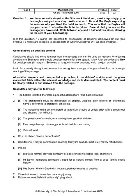 Question Cambridge English Language Igcse Paper Vrogue Co