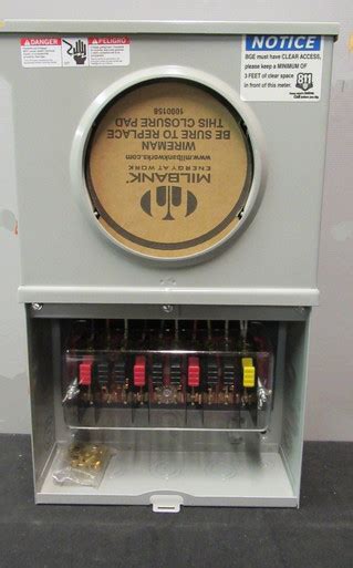 Milbank U7449 Meter Socket Box Type 3r Electrical Enclosure Ts10 10
