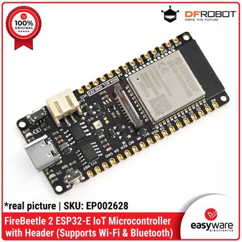 Jual Firebeetle 2 Esp32 E Iot Microcontroller With Header Supports Wi
