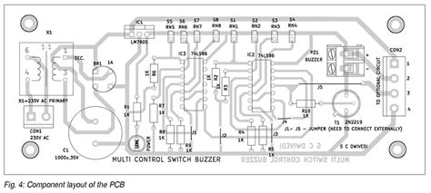 Multi Switch Control Circuit For Buzzerappliance