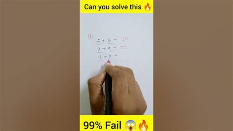 Can You Solve This 🔥 Maths Mathiqtest Mathproblems Mathstricks