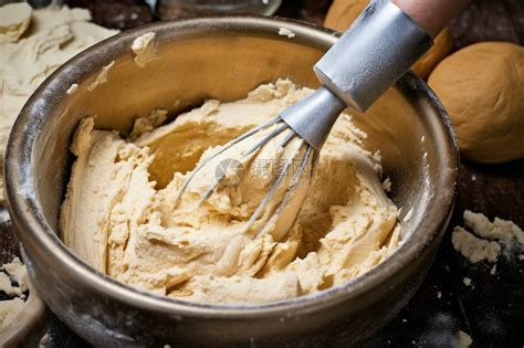 搅拌黄油饼干面糊高清图片下载 正版图片600342926 摄图网