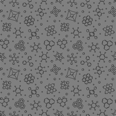 Abstract Chemistry Molecules Vector Science Outline Seamless Pattern 15770723 Vector Art At Vecteezy