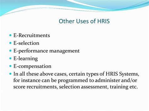 PPT HRIS PowerPoint Presentation Free Download ID