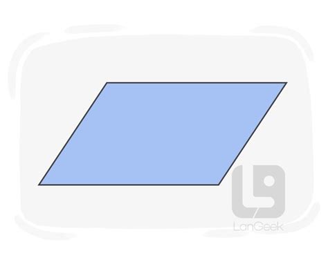 Definition And Meaning Of Parallelogram Langeek
