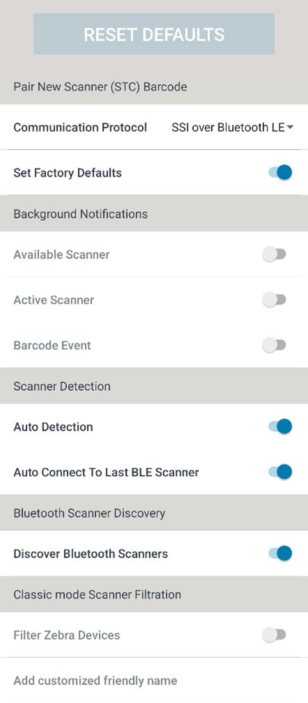 Scanner Sdk For Android Sample Apps Zebra Technologies