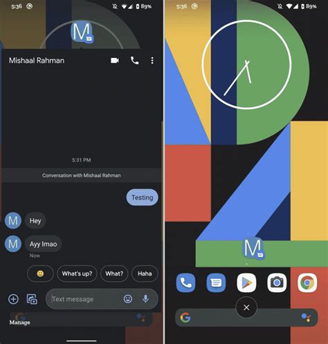 Floating Bubbles Feature Is Being Tested Out In Android Messages JoyofAndroid