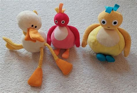 Cbeebies Twirlywoos Soft Toys And Quacky Bird £1495 Picclick Uk