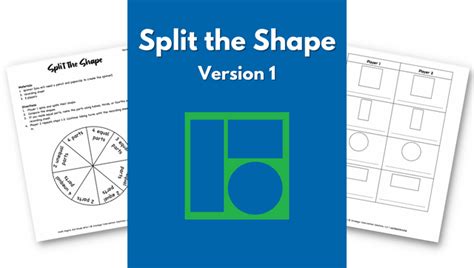 Split The Shape Version SIS For Teachers
