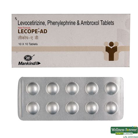 Buy Lecope Ad 10 Tablets Online At Best Prices Wellness Forever