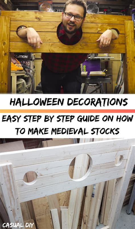 Step By Step Guide On How To Make Medieval Stocks Perfect Decorations