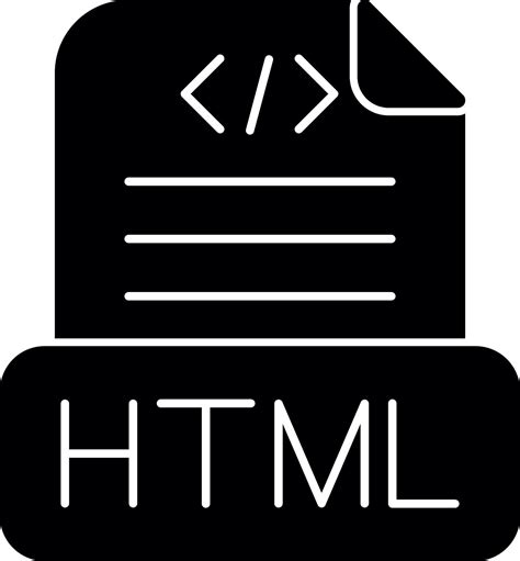 Html File Vector Icon Design Vector Art At Vecteezy