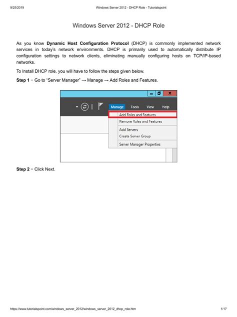 dhcp pdf ip address network protocols