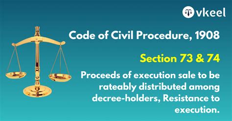 Section 73 74 Of The Code Of Civil Procedure 1908 Vkeel Legal Blog