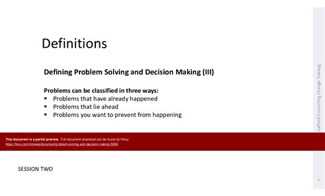 Problem Solving And Decision Making PPT Slide Deck