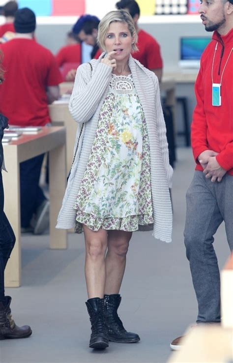 Semi Exclusive Pregnant Elsa Pataky Out Shopping In Santa Monica