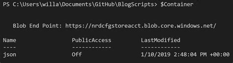 Managing Azure Blob Containers And Content With Powershell The Last