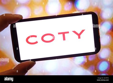 In This Photo Illustration The Coty Inc Company Logo Is Seen Displayed