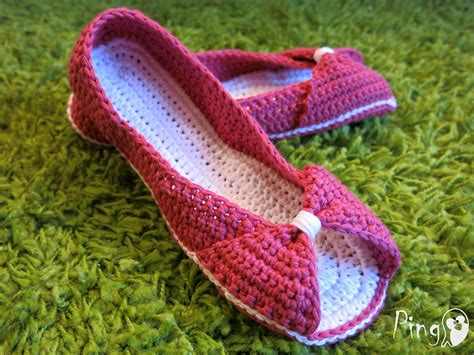 Ravelry Princess Slippers By Pingo The Pink Penguin Slippers