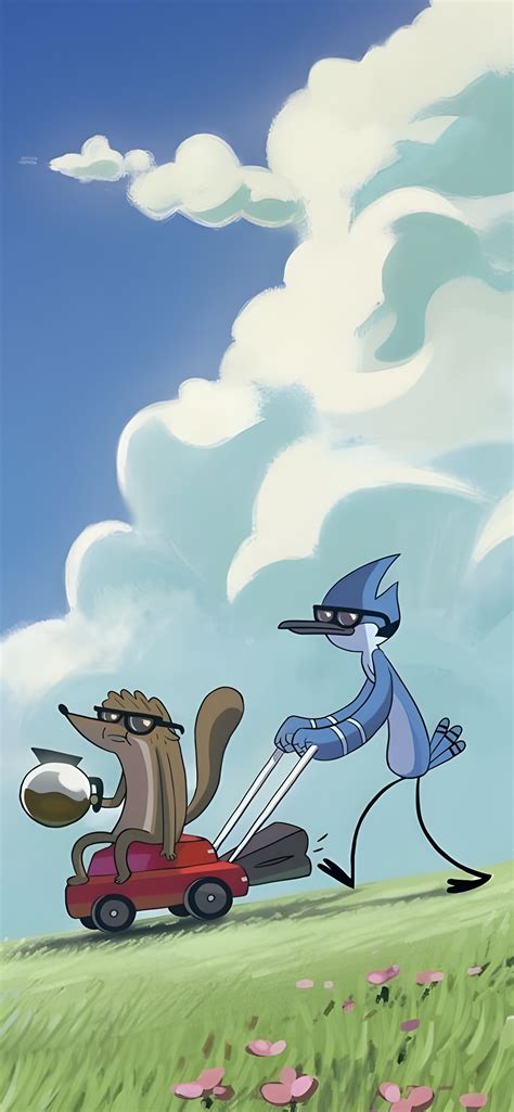 常规节目壁纸 Mordecai 和 Rigby Mordecai And Rigby Wallpapers