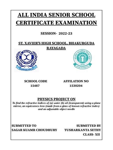 Physics Project File Pdf