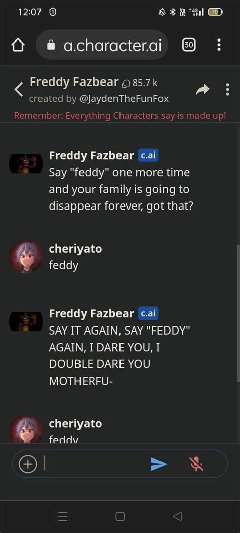 Feddy Rcharacterai