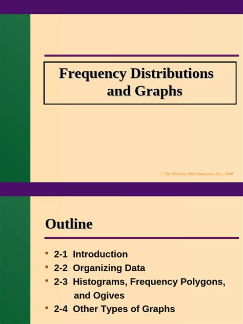 4 Frequency Distributions And Graphs Pdf Histogram