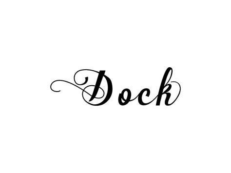 Dock SVG Typography Graphic By Expressyourself Creative Fabrica