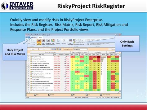 RiskyProject 7 Project Risk Management Software Suite - ppt download
