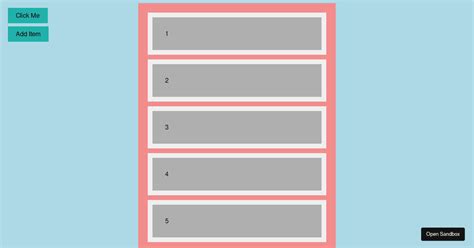 Flip Animation Grid Codesandbox