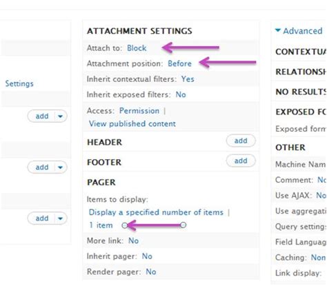 my drupal notes views attachment in drupal 7