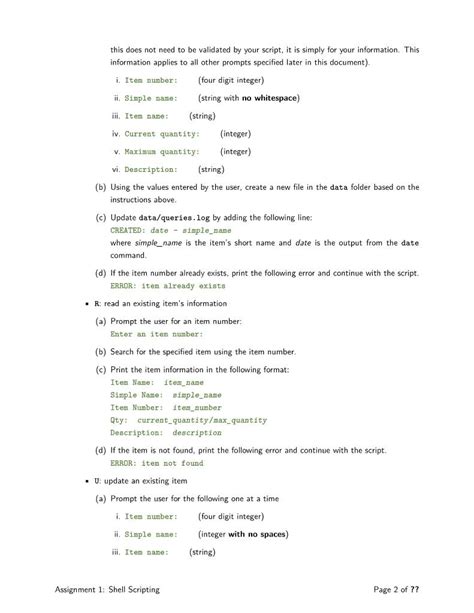 Solved Assignment 1 Shell Scripting Cs 3424 Systems