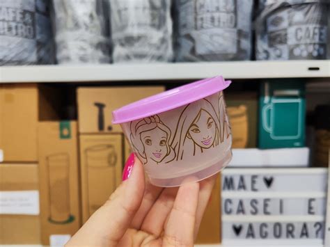 Tupperware Potinho 140 Ml Princesas Mãe Casei E Agora Tupperware