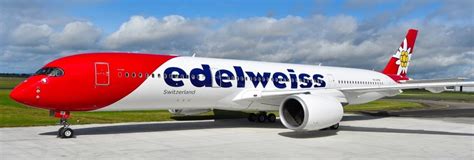 Jc Wings Edelweiss Air Airbus A350 900xwb Reg Hb Ihc With Stand