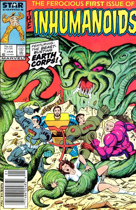 Monster Brains Inhumanoids Comic Covers