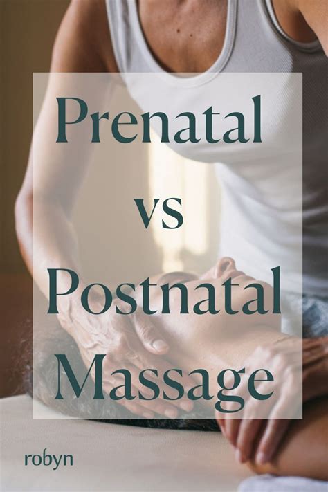 Prenatal Vs Postnatal Massage Postnatal Massage Prenatal Massage