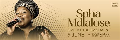 Book Tickets For Spha Mdlalose Live At The Basement